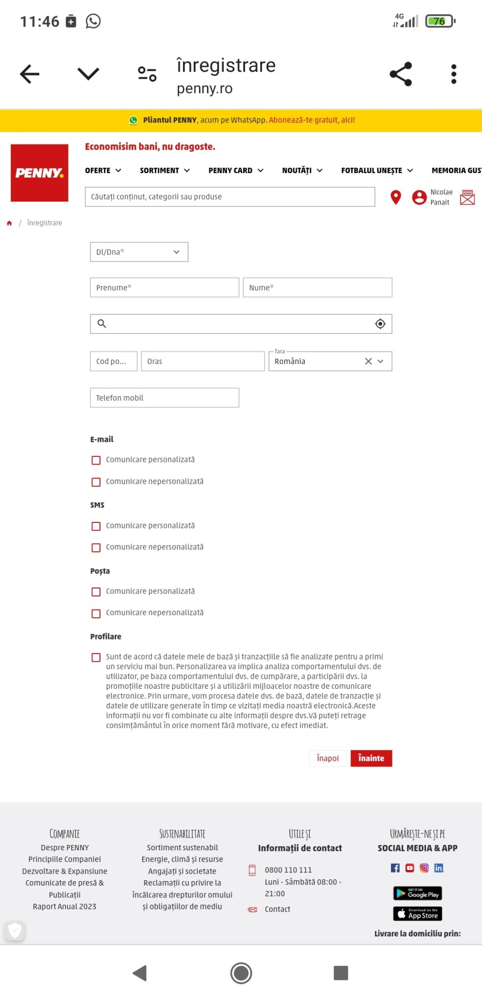 Cum obții PENNY Card pe telefon? | ThePOC